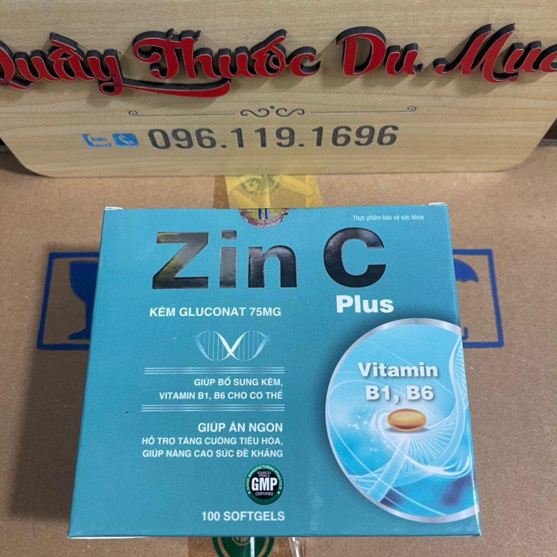 Kẽm Zin C Plus 100 viên tăng sức đề kháng | Shopee Việt Nam