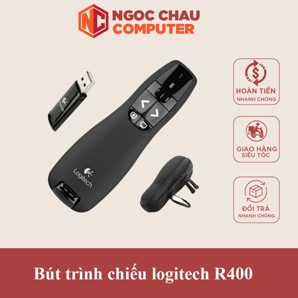 Bút Trình Chiếu Logitech R400_NC | Shopee Việt Nam