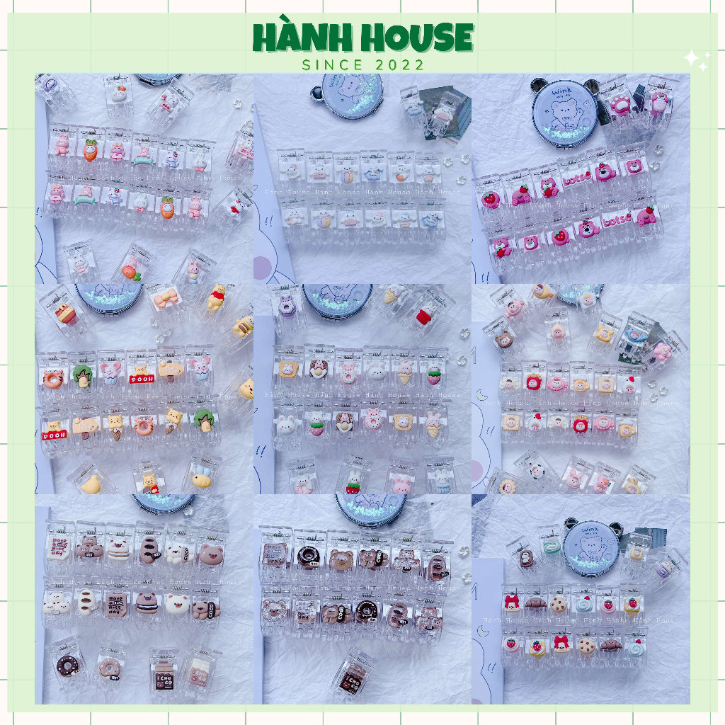 [Sỉ 6 - 12] Kẹp tóc càng cua 5 răng chủ đề cực cute | Shopee Việt Nam