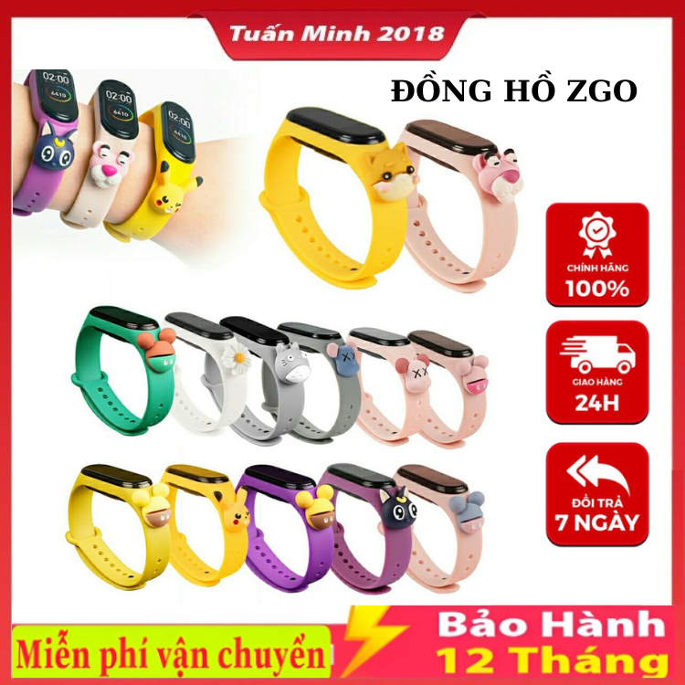 Đồng hồ điện tử Zgo Disney Siêu Hot cảm ứng Led, chống nước học sinh ...