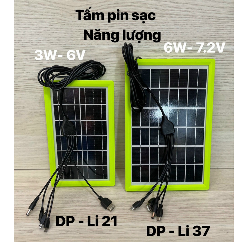 Tấm pin năng lượng mặt trời 6V-3W và 7.2V-6W. | Shopee Việt Nam