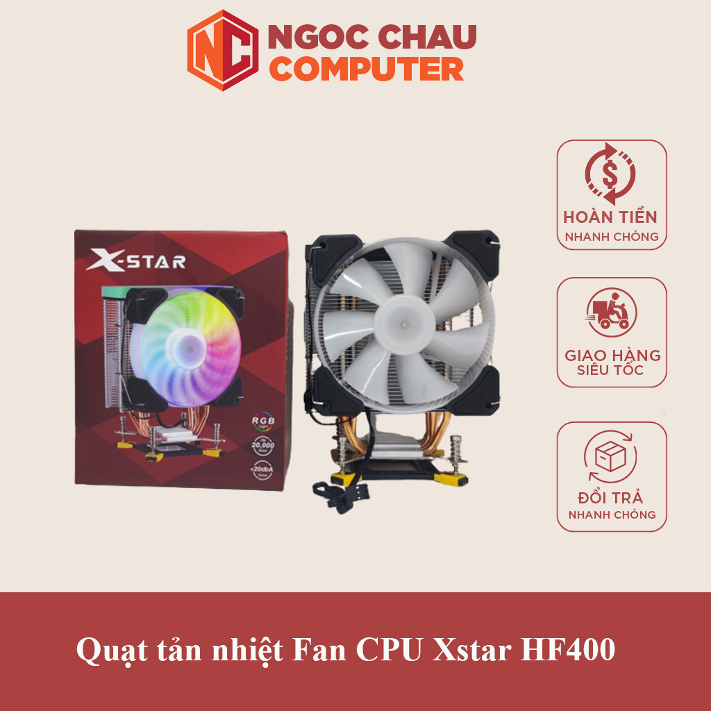 Quạt tản nhiệt Fan CPU Xstar HF400 | Shopee Việt Nam