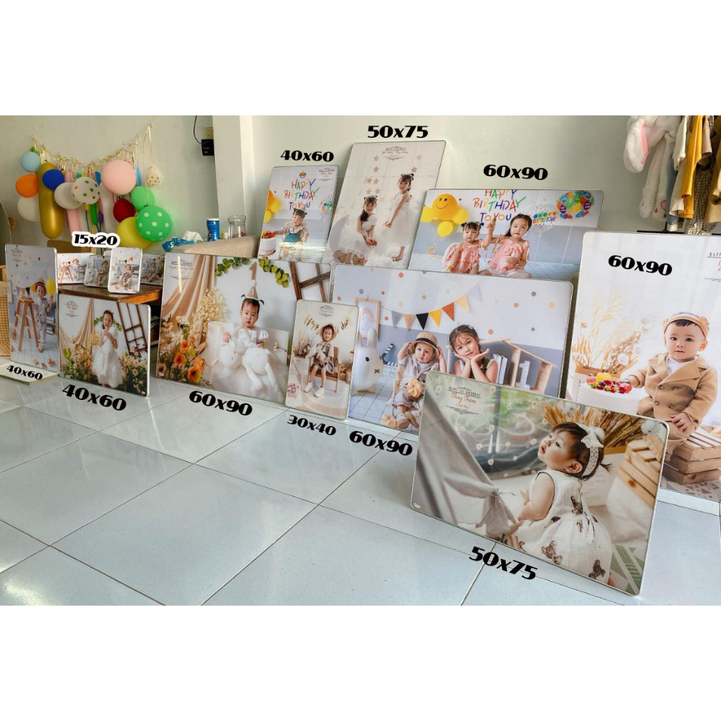 Khung ảnh 60x90,50x75, 40x60, 30x40 tráng gương, trang trí nhà cửa, bàn ...