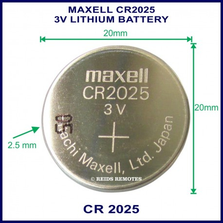 Pin CR2025 Maxell cho chìa khóa remote điều khiển ô tô | Shopee Việt Nam