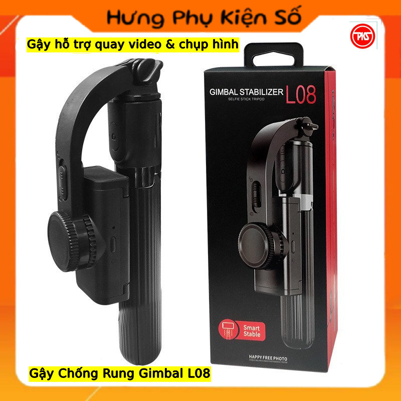 Gậy cầm tay chống rung Gimbal L08 hỗ trợ quay video & chụp hình Gimbal L08 | Shopee Việt Nam