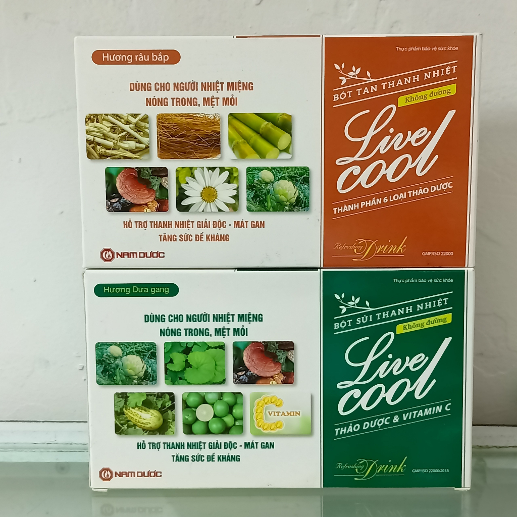 Bột sủi thanh nhiệt LIVE COOL KHÔNG ĐƯỜNG hộp 10 gói | Shopee Việt Nam