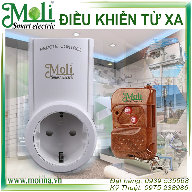 Ổ CẮM ĐIỀU KHIỂN TỪ XA MOLI ML-SR3 - ĐIỀU KHIỂN BẬT TẮT QUẠT TỪ XA MOLI | Shopee Việt Nam