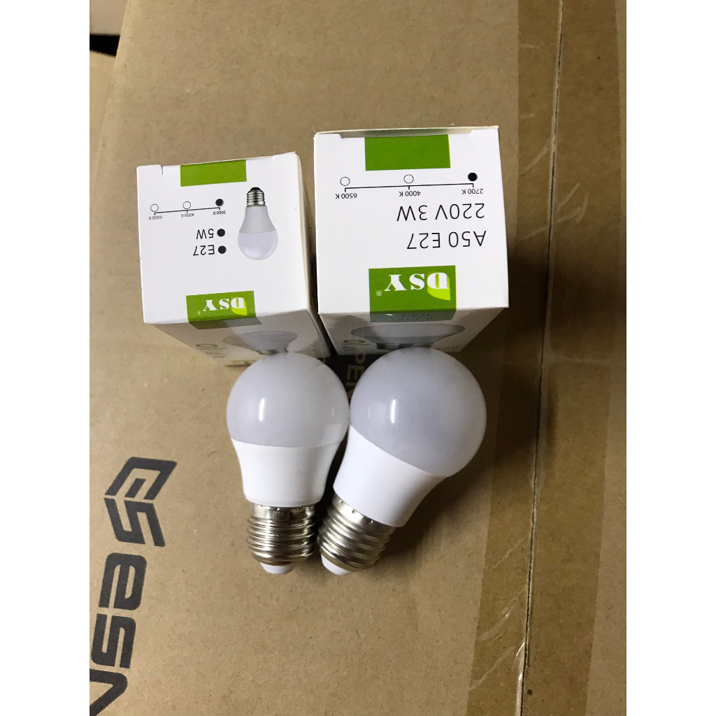 Bóng Đèn Bulb Tròn Kín Nước 1w - 3w - 5w - 7w - 9w - 12w - 18w - Ánh ...