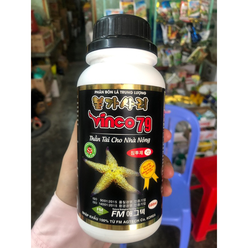 Phân bón Hữu Cơ VINCO79 500ml - giúp tăng khả năng thụ phấn, lớn trái ...