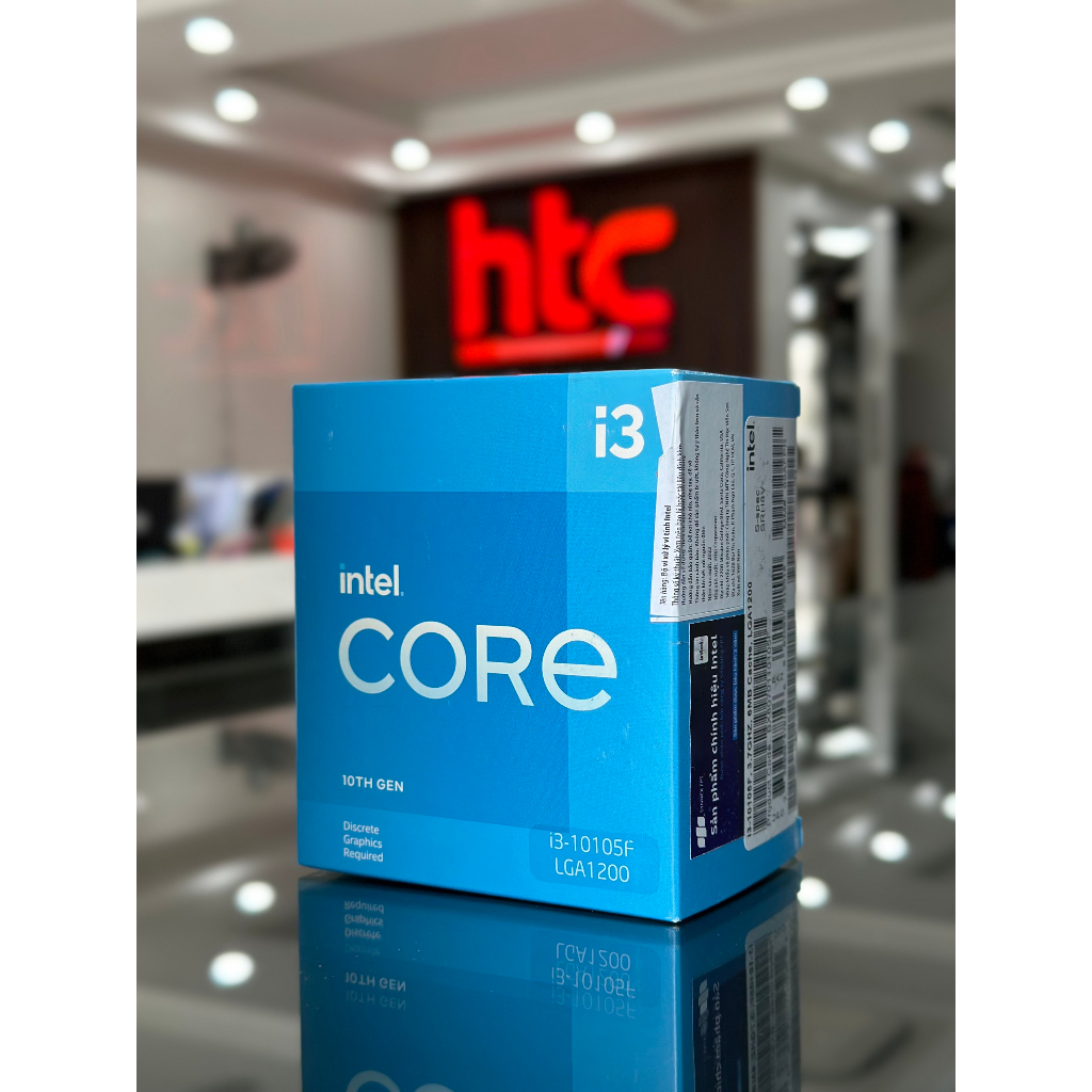 CPU INTEL CORE I3-10105F (3.7GHZ TURBO UP TO 4.4GHZ, 4 NHÂN 8 LUỒNG ...
