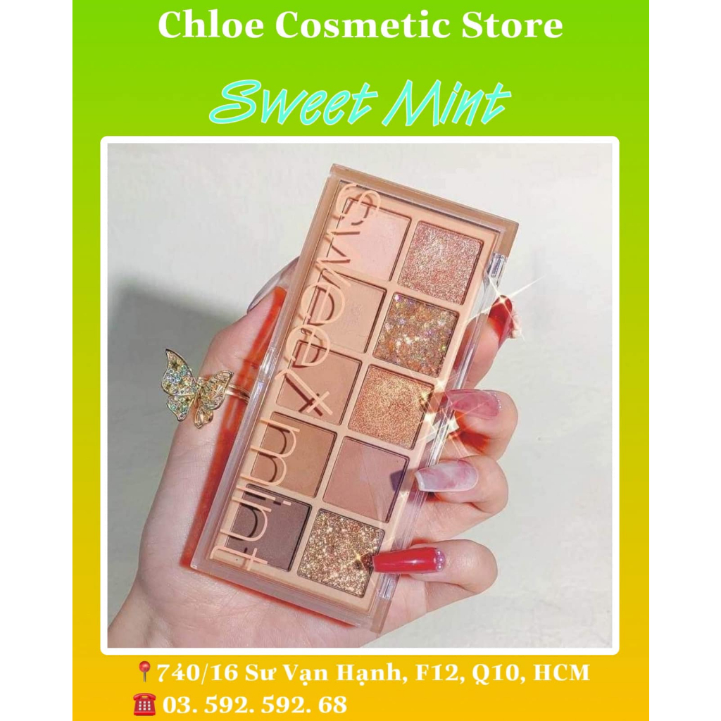 Bảng phấn mắt Sweet Mint 10 ô | Shopee Việt Nam
