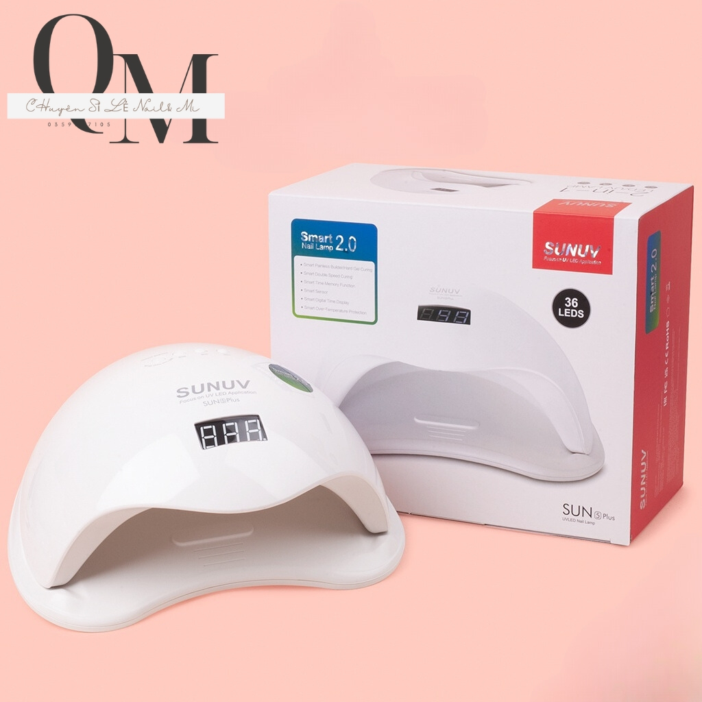 Máy hơ gel Sun 5 Plus 48W 36 bóng đèn - Hàng chính hãng công ty Sun UV/LED - bảo hành 6 tháng ...
