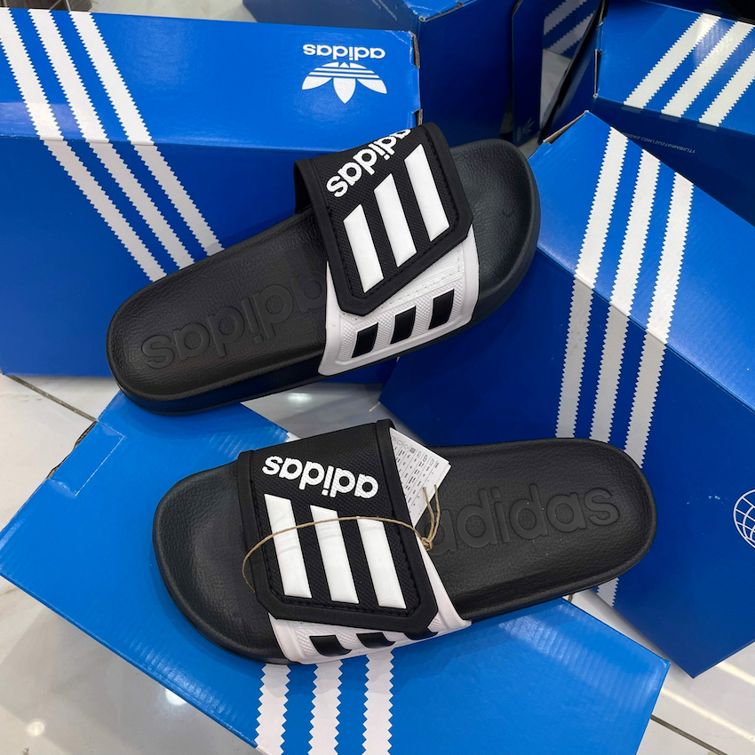 [CHÍNH HÃNG] Dép Adidas TND - Màu Đen Sọc Trắng *code: GZ5933* | Shopee ...