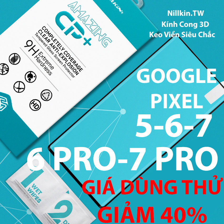 Kính cường lực Nillkin.tw mẫu 2021 cho Google Pixel 5/6/6 Pro/7/7 Pro | Shopee Việt Nam