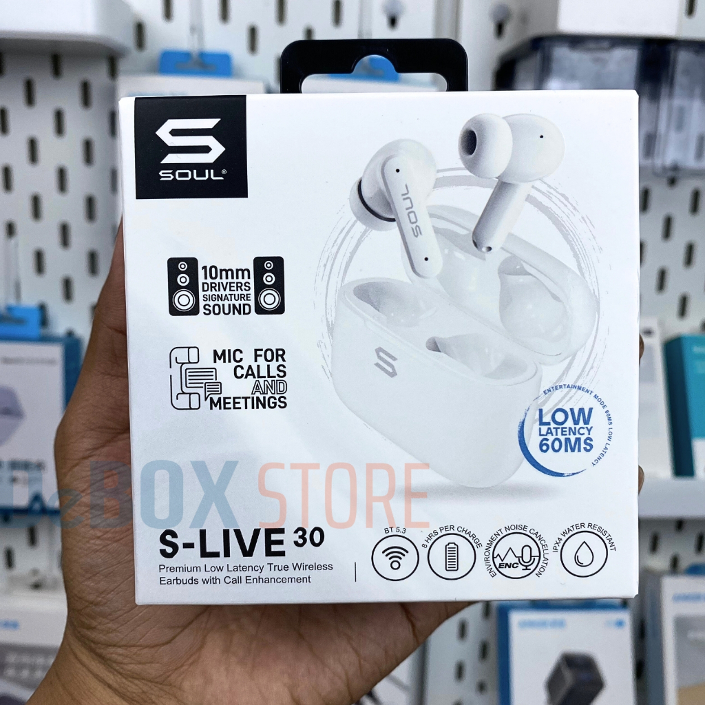 Tai Nghe Bluetooth TWS SOUL S-Live 30, BT 5.3, Kháng IPX4, Độ Trễ Thấp ...