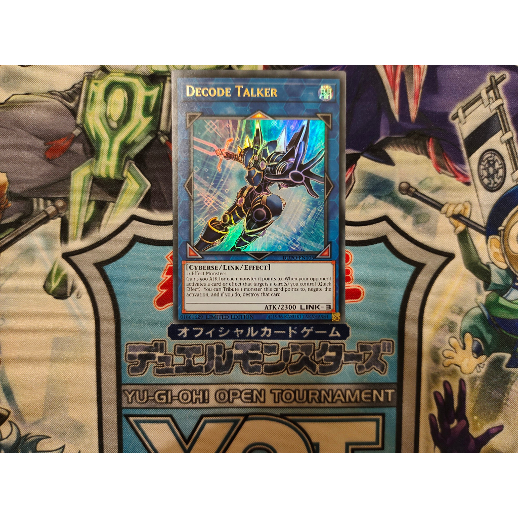 Thẻ bài Yugioh chính hãng Decode Talker - DUPO-EN106 - Ultra Rare ...