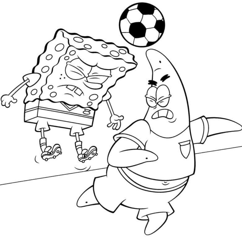 SpongeBob Chú Bọt Biển Tinh Nghịch - Set 20 Tờ Tranh Tô Màu A4 A5 Dành ...