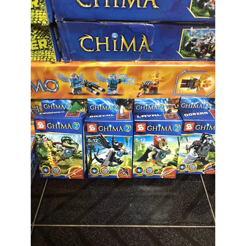 (Có sẵn) SY Chima( Lego chima)- Combo 4 mini nhân vật chima | Shopee Việt Nam