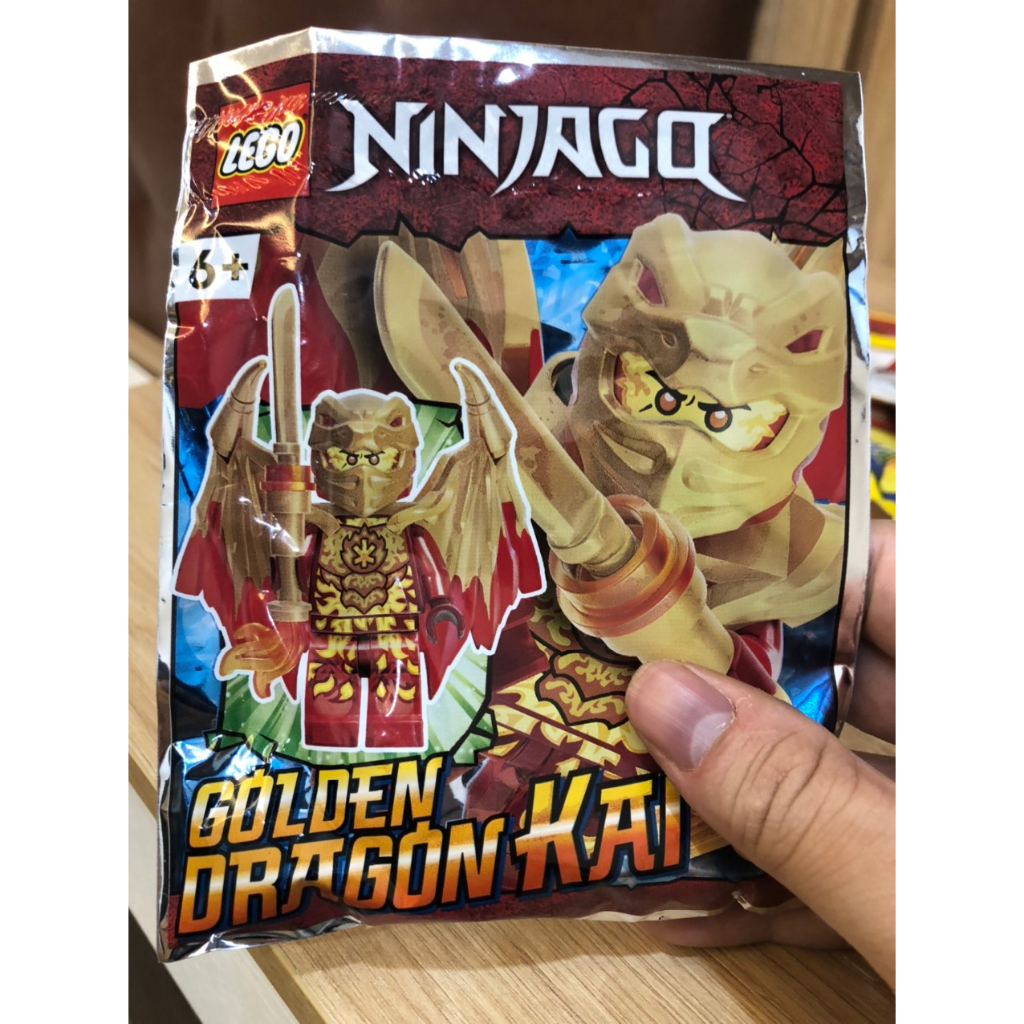 LEGO Ninjago Crystalized Golden Dragon Kai foil pack - 892291 - Túi ...