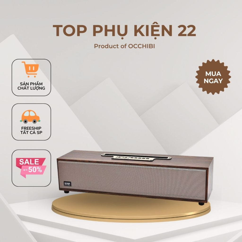 Loa bluetooth XM 520 Bass mạnh, công suất 20W siêu trầm , thiết kế vỏ ...