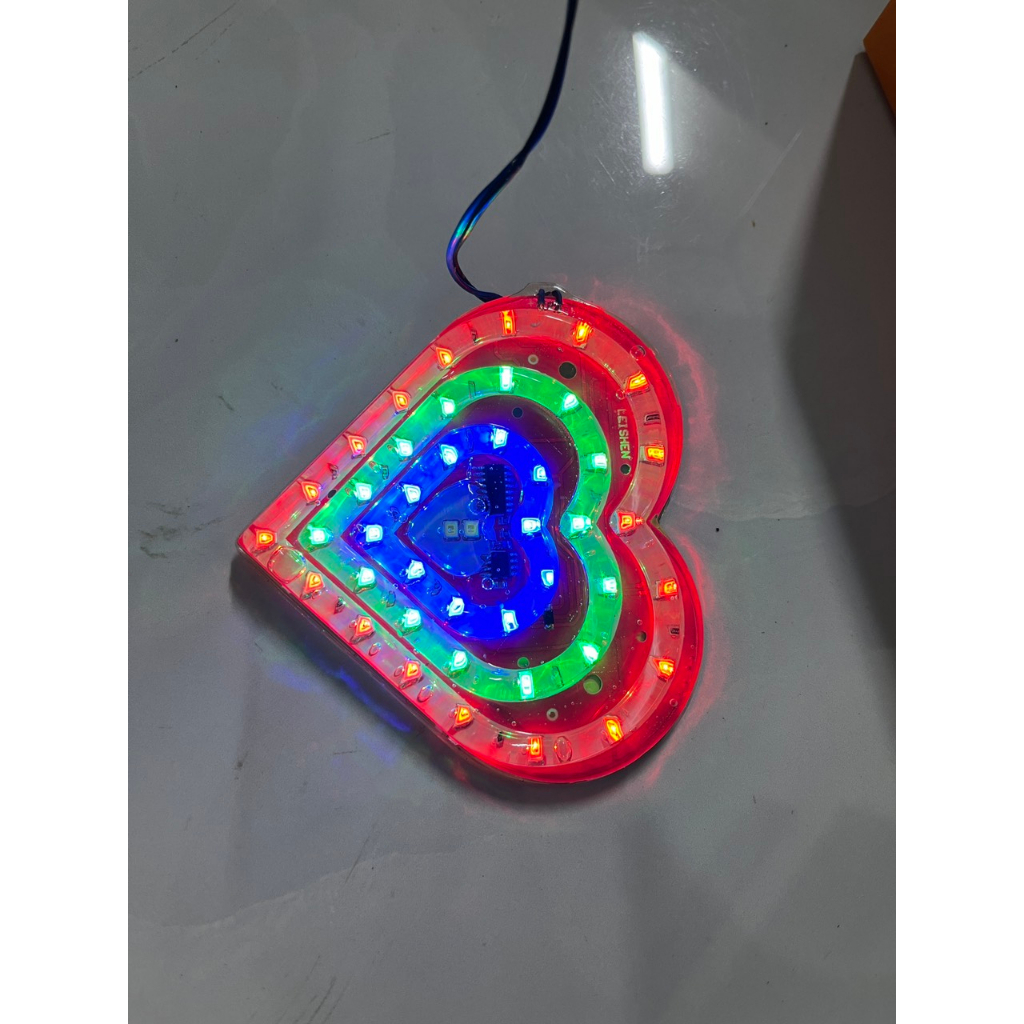 Led trái tim lắp trang trí xe 12v 24v to nhỏ | Shopee Việt Nam