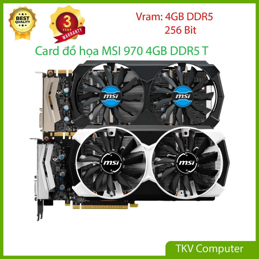 Card đồ hoạ MSI GeForce GTX 970 4GD5T OC - Hiệu năng vượt trội so với ...