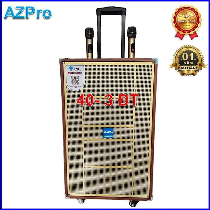 Loa kéo Bluetooth chính hãng AZPRO,AZ-16-A-PRO,Bass 40-3 đường tiếng ...