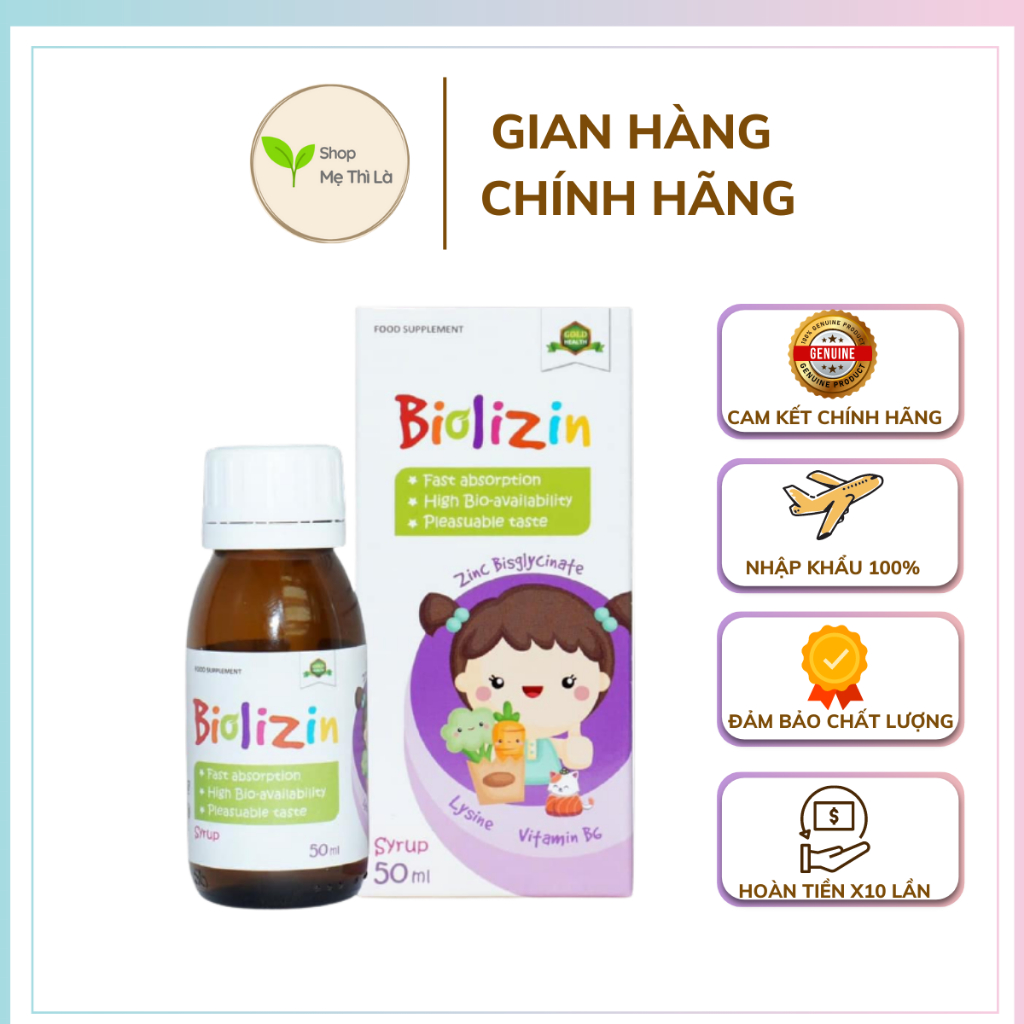 [CHÍNH HÃNG] Kẽm Amin Biolizin NHẬP KHẨU CHÍNH HÃNG | Shopee Việt Nam
