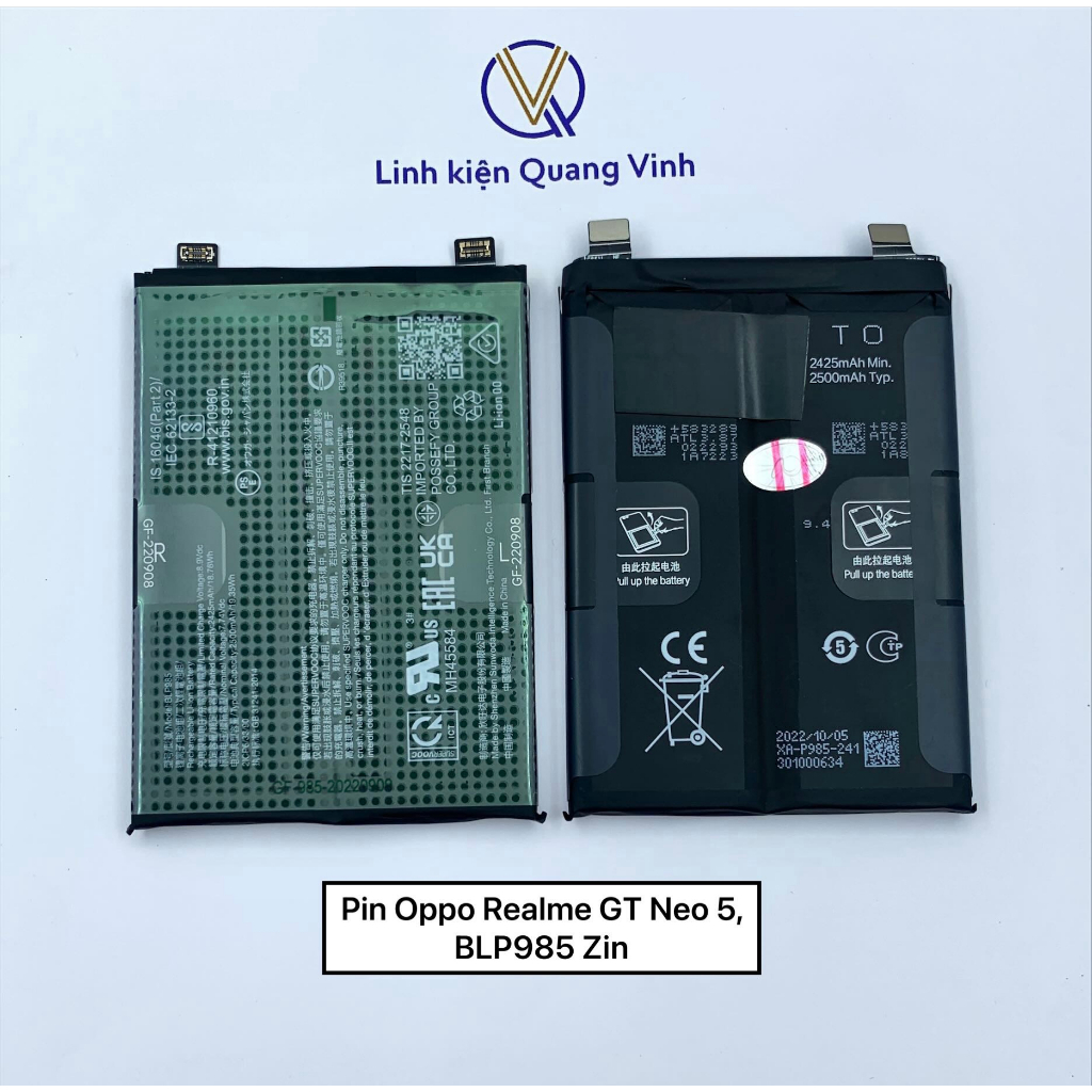 Pin Oppo Realme GT Neo 5, BLP985 Zin Cty | Shopee Việt Nam