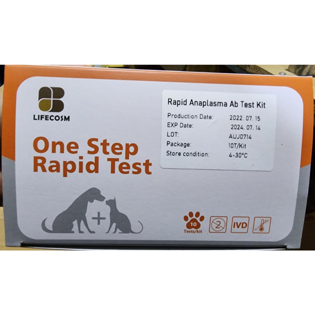 QUE TEST BỆNH KÍ SINH TRÙNG MÁU Ở CHÓ ECANIS, BABESIA, ANAPLASMA, TEST ...