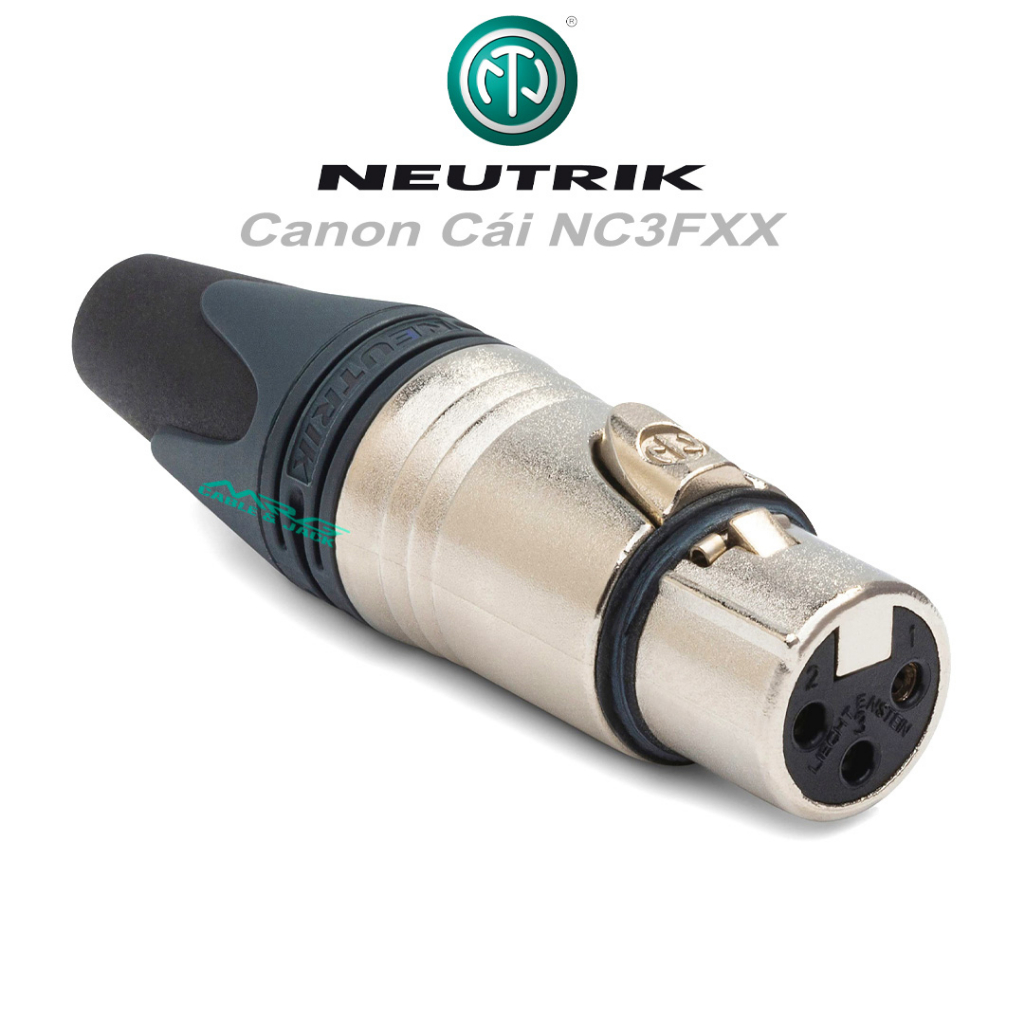 Jack Canon Cái Neutrik Chính Hãng Thuỵ Sỹ (Liechtenstein), NC3FXX XLR ...