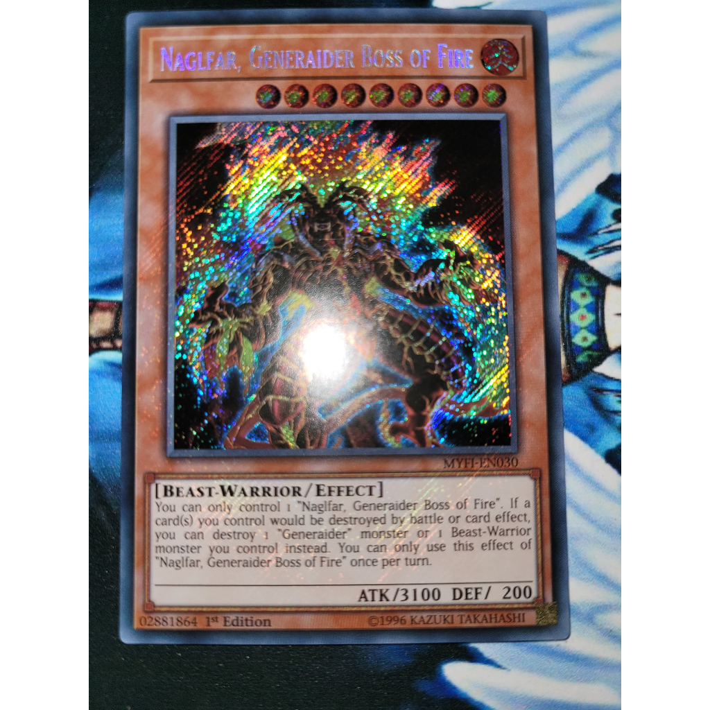 Thẻ bài Yugioh - TCG (UK) - Naglfar, Generaider Boss of Fire / MYFI ...