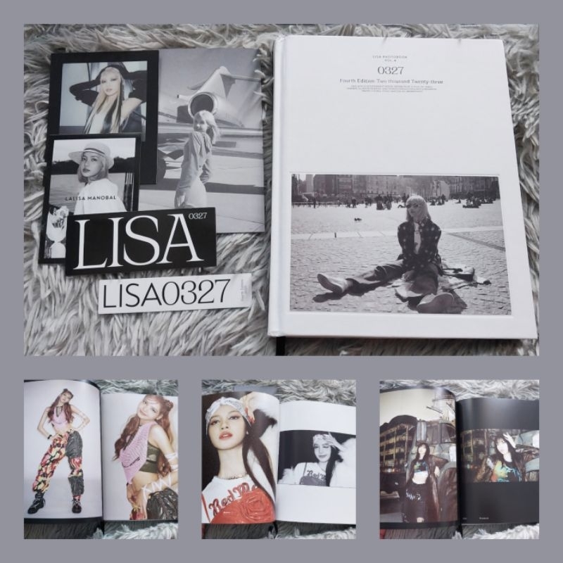 ALBUM - PHOTOBOOK không photocard Bộ hình trang trí BLACKPINK Lisa 0327 ...