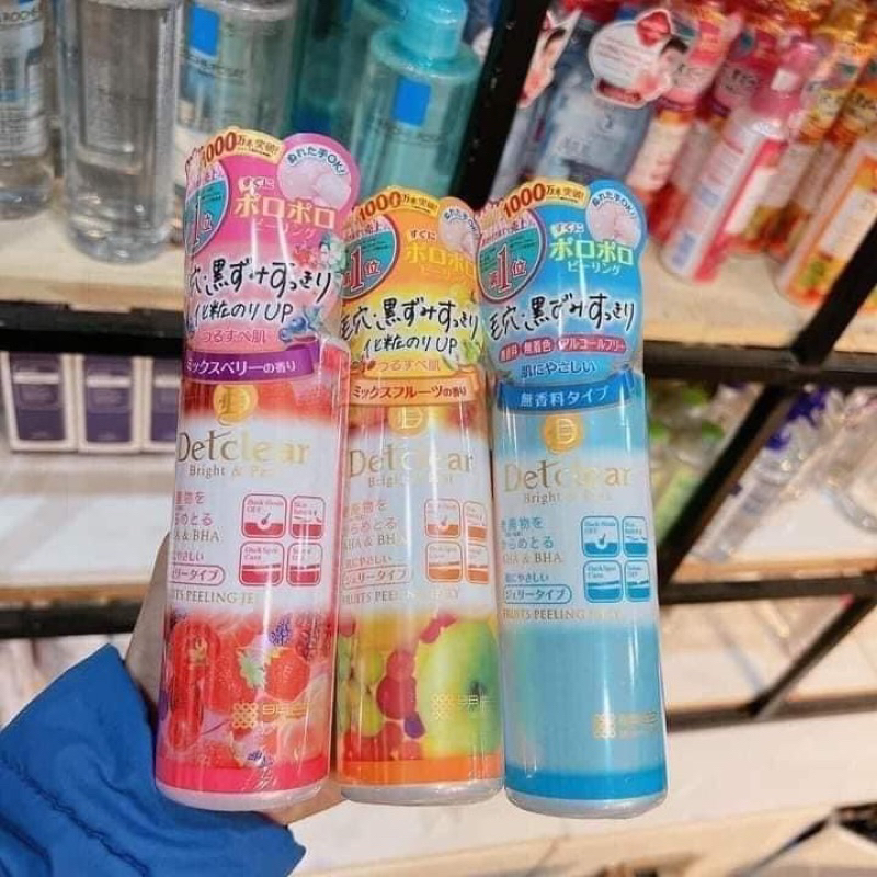 Tẩy tế bào chết Meishoku Detclear Bright & Peel Fruit Peeling Jelly ...