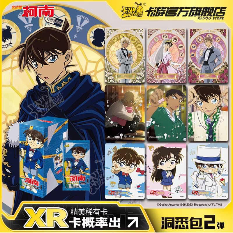 [ HÀNG CÓ SẴN] [ OFFICIAL] Lẻ card Conan pack Kayou version 2 | Shopee ...