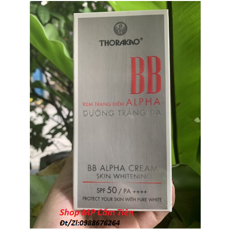 KEM TRANG ĐIỂM BB ALPHA DƯỠNG TRẮNG DA THORAKAO 30G | Shopee Việt Nam