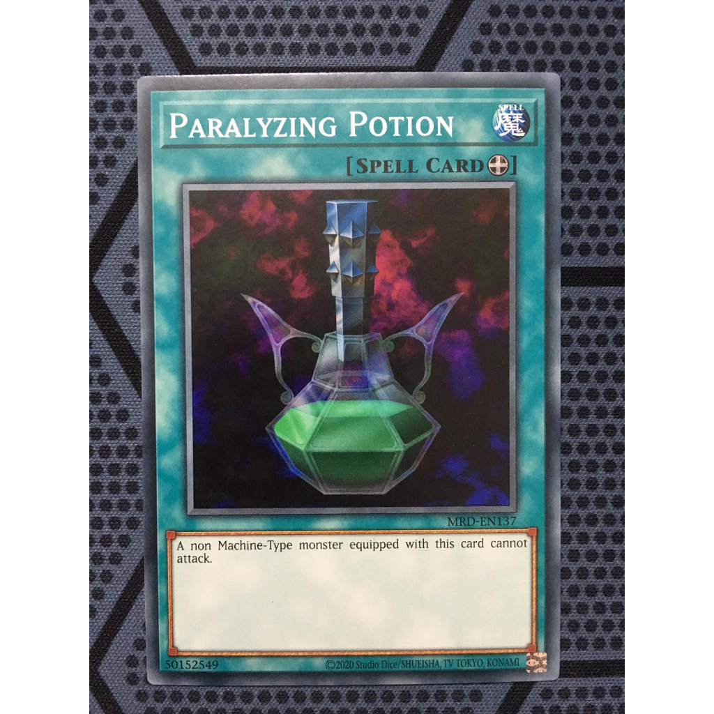Bài yugioh thời đầu duel monster - Paralyzing Potion - MRD-EN137 ...