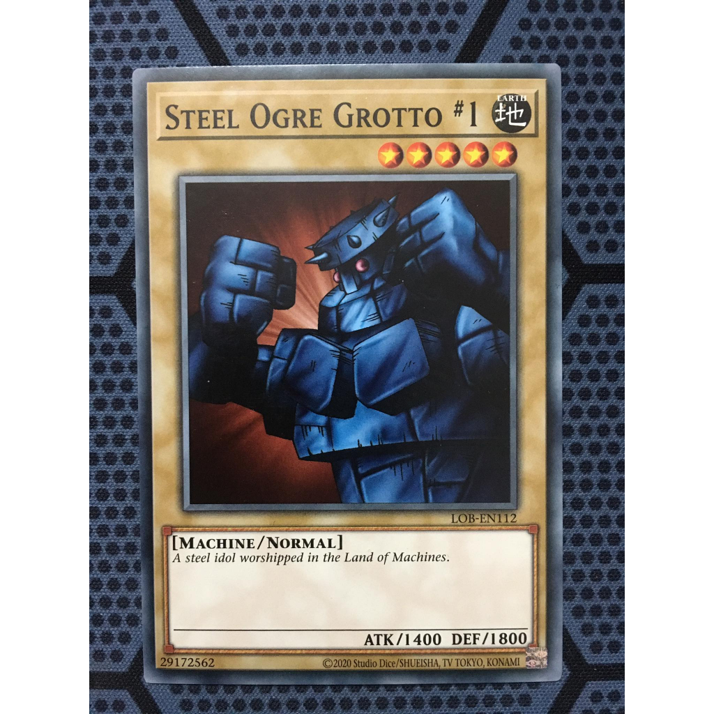 Bài yugioh thời đầu duel monster - Steel Ogre Grotto #1 - LOB-EN112 ...