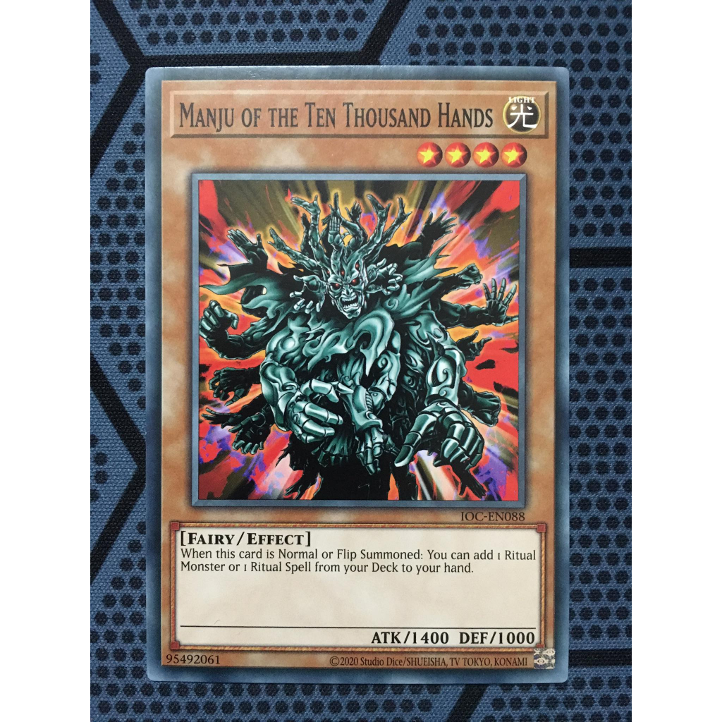 Bài yugioh thời đầu duel monster - Manju of the Ten Thousand Hands ...