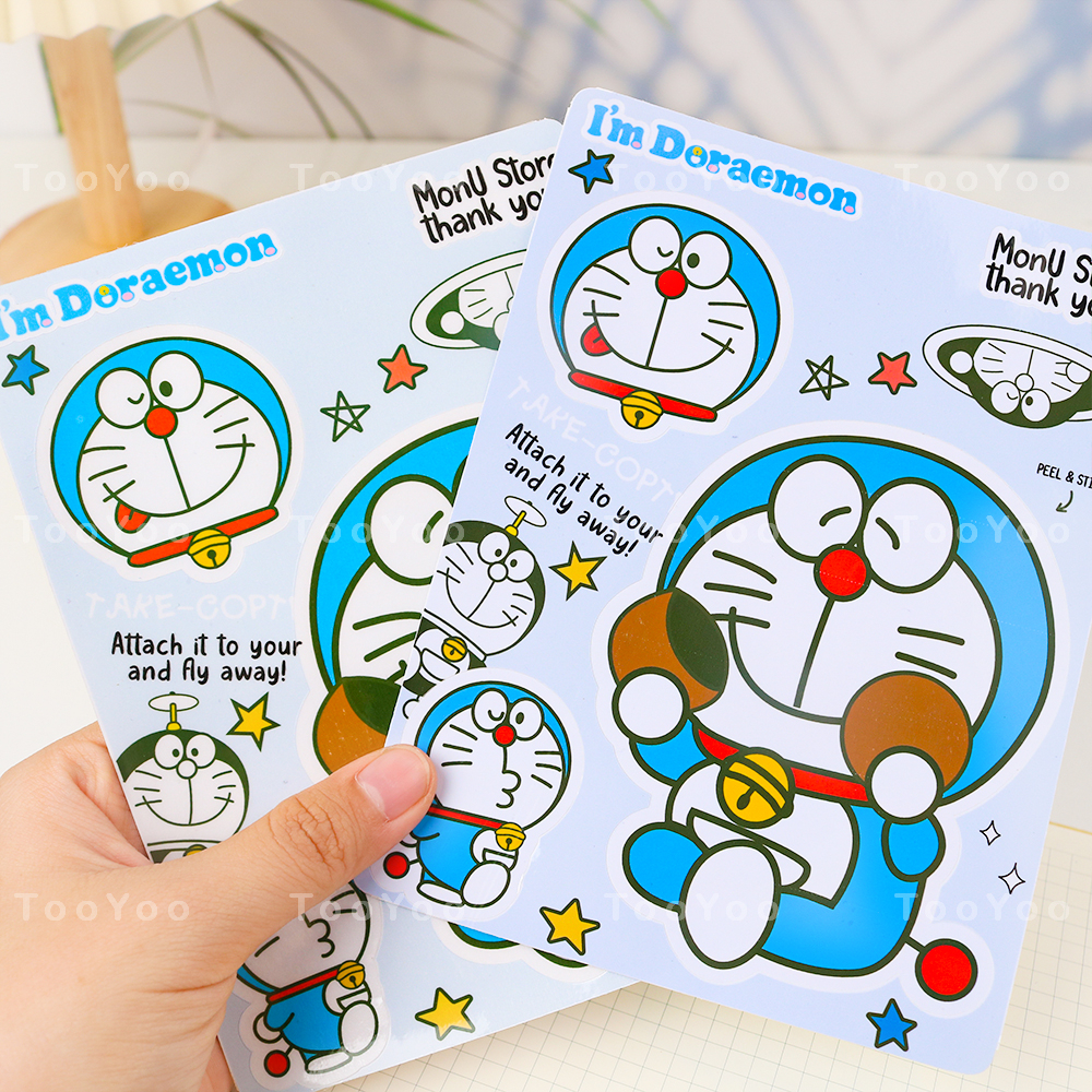 Sticker nhân vật Doraemon, Nobita, Doraemi, Shizuka, Suneo, Jaian dễ ...