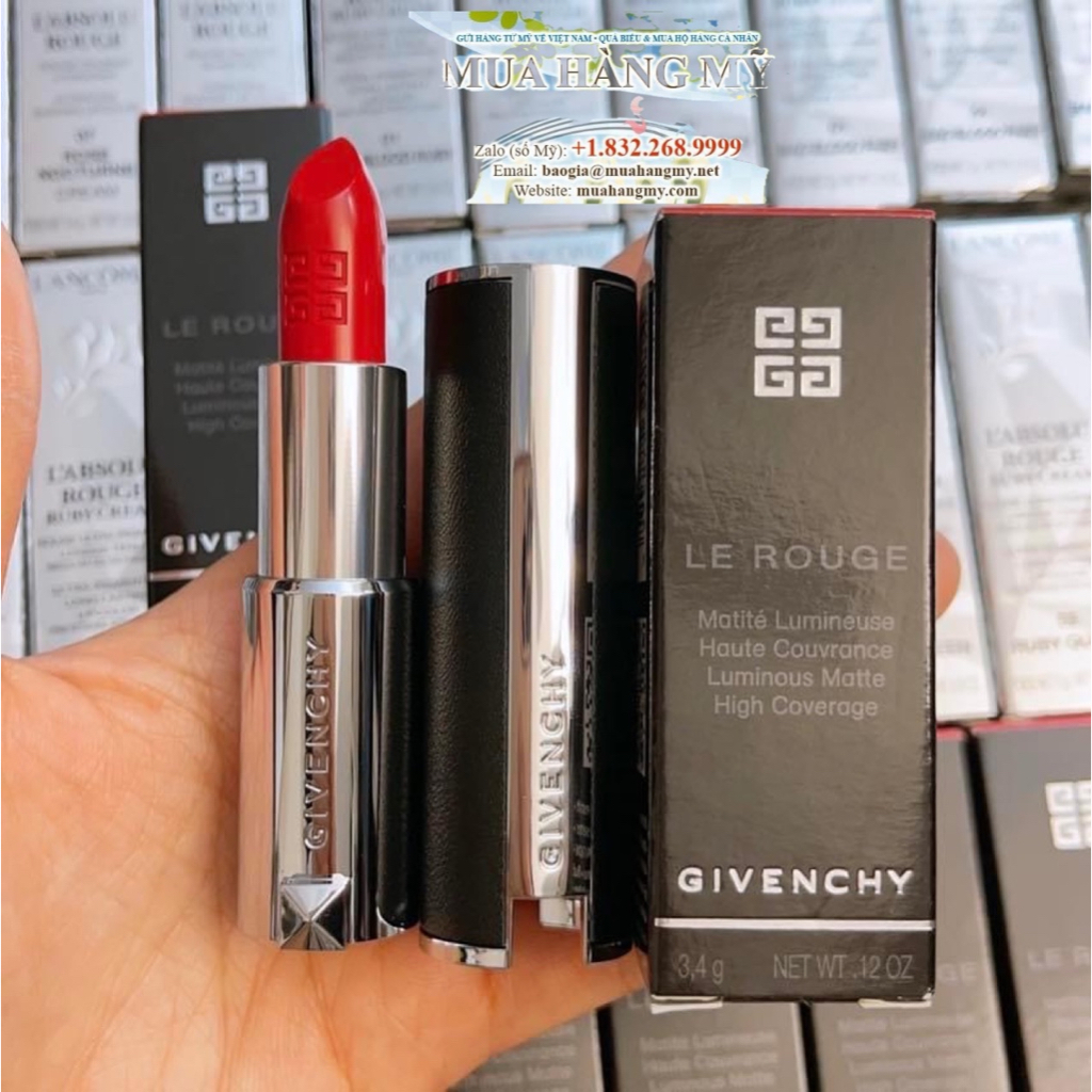 Son givenchy màu số 306 Carmin Escarpin chính hãng | Shopee Việt Nam