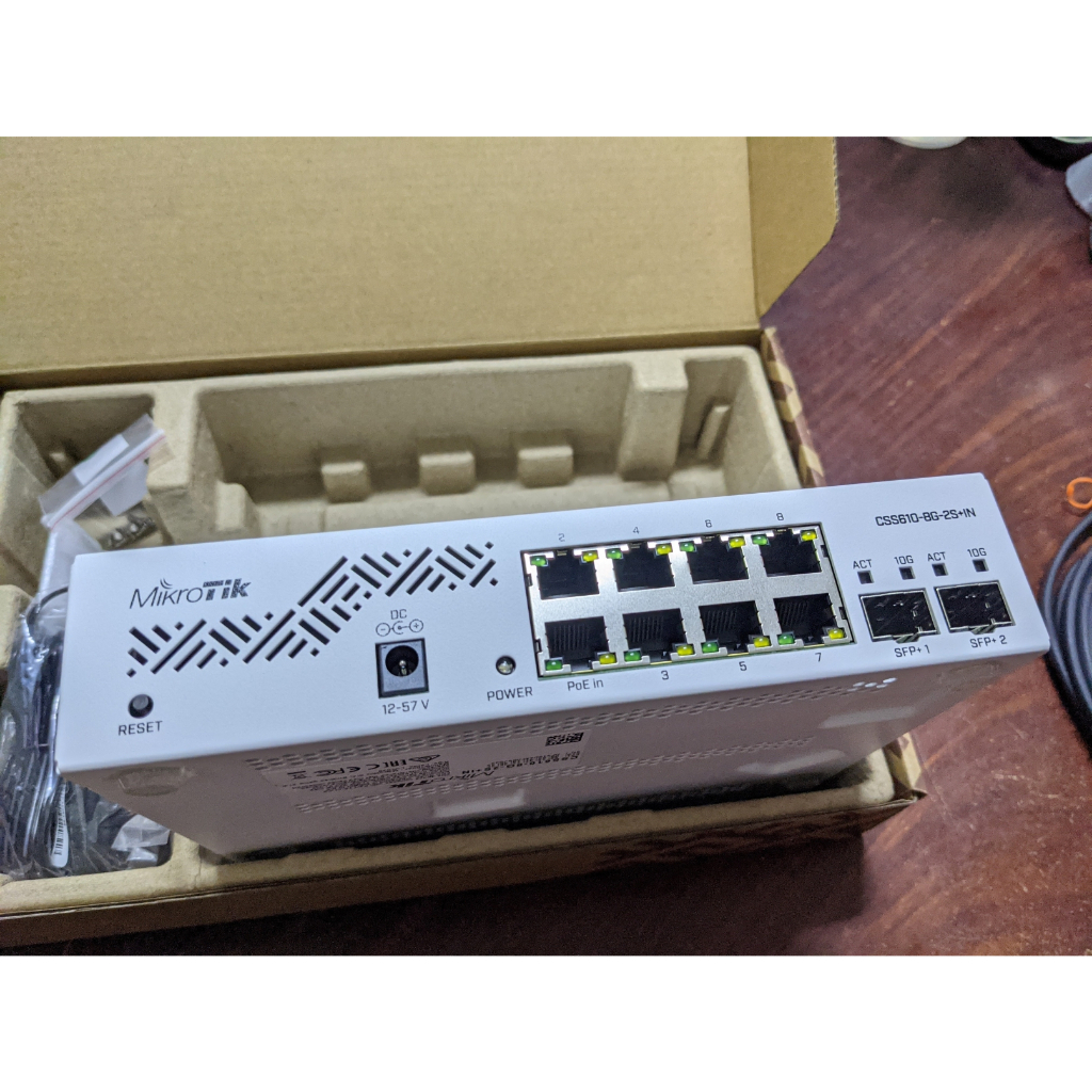 Bộ Chia Mạng Mikrotik Cloud Router Switch MikroTik CSS610-8G-2S+IN | Shopee Việt Nam