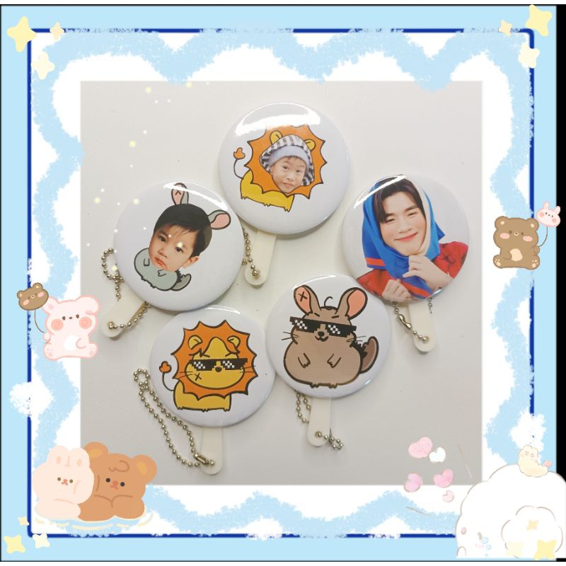 (XẢ LỖI) Gương cầm tay mini GeminiFourth LionChinzilla | Shopee Việt Nam