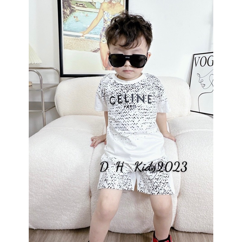 Bộ cotton cuo bé trai từ 9-16kg | Shopee Việt Nam