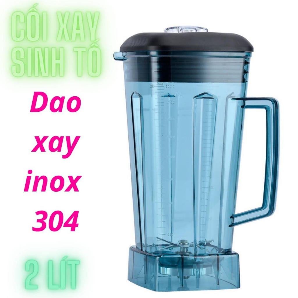 Cối xay sinh tố công nghiệp OSAKO OS-1860, ly dung tích 2 lít bằng nhựa ...