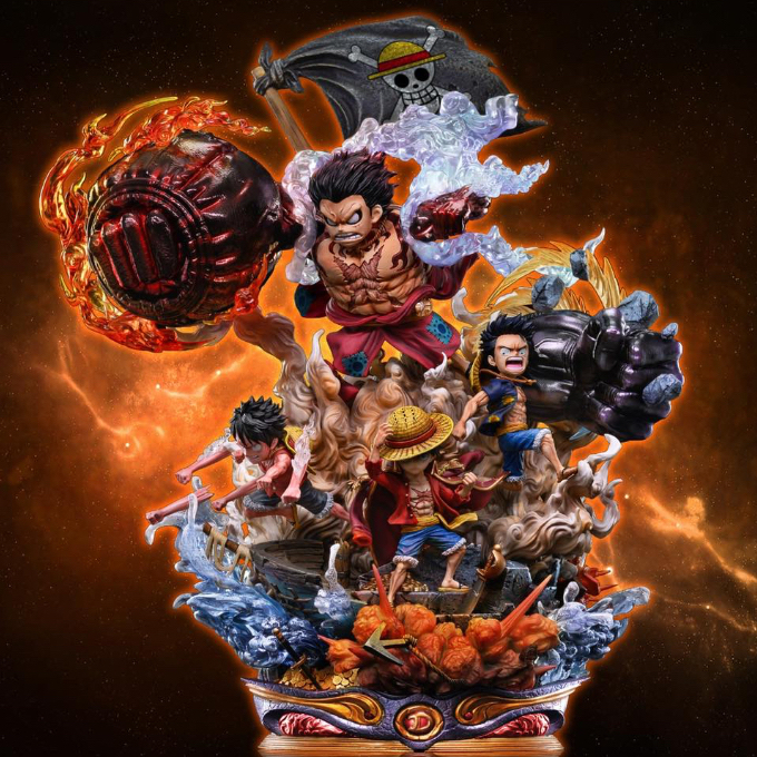 Mô hình G5 studios: Sixth Anniversary Luffy All Form (One Piece ...