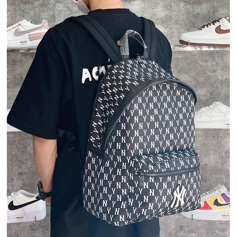 [Only Authentic - Sẵn] Balo MLB Monogram Chính Hãng bao check | Shopee ...