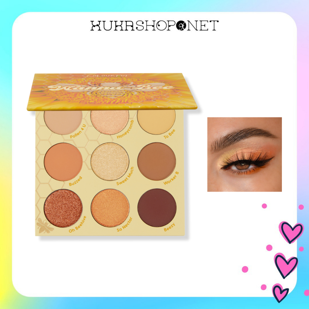 Bảng Phấn Mắt Colourpop Wanna Bee 9 ô Pressed Powder Palette chuẩn make ...