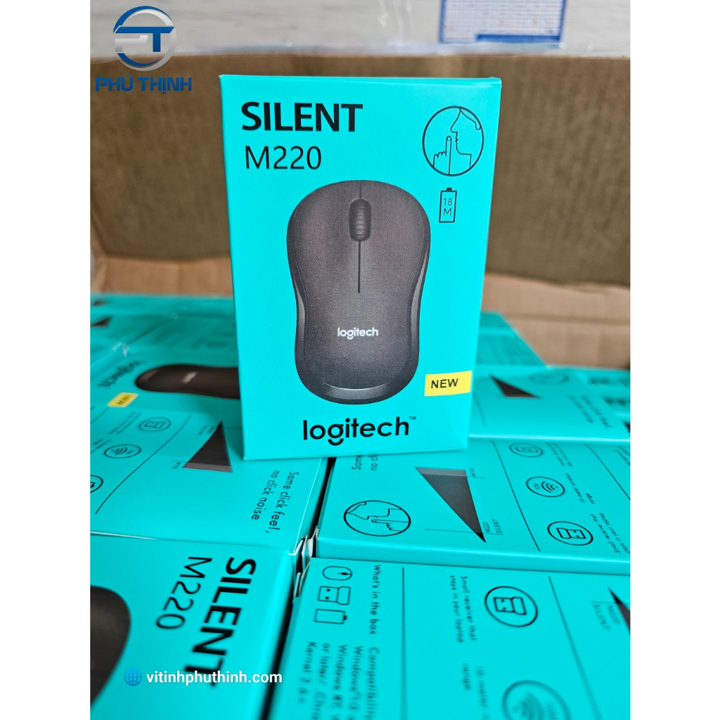 Chuột không dây Logitech M220 | Shopee Việt Nam
