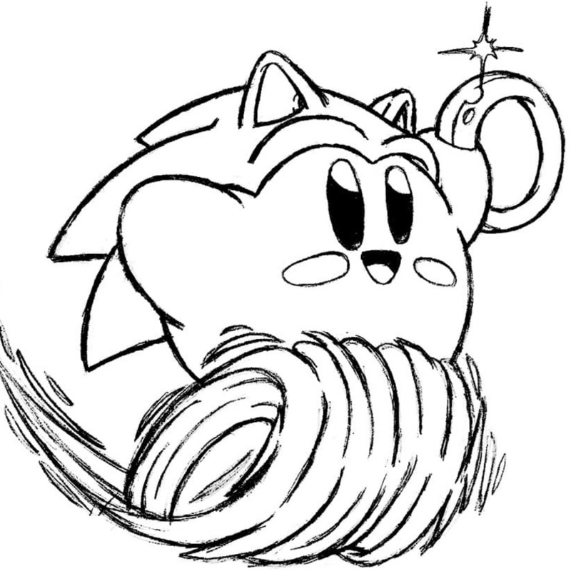 Kirby Nintendo - Set 10 Tờ Tranh Tô Màu A4 A5 Dành Cho Màu Sáp, Màu Chì ...